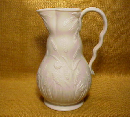 Relief Molded Parian Jug Samuel Alcock "Flowers and Barley" Sold August ...